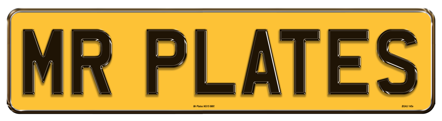 5D Number Plates | 5D Gel Number Plates