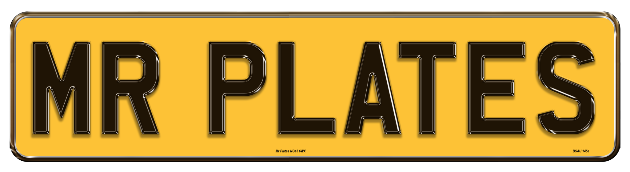 3D Gel Number Plates | Road Legal Number Plates