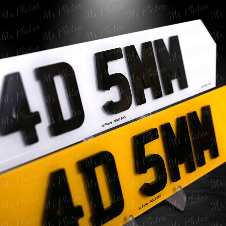 Our 4D Range - Mr Plates - Nottingham