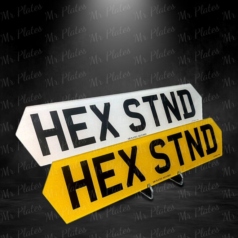 Hex Printed Plates - Standard Size - Mr Plates - Nottingham