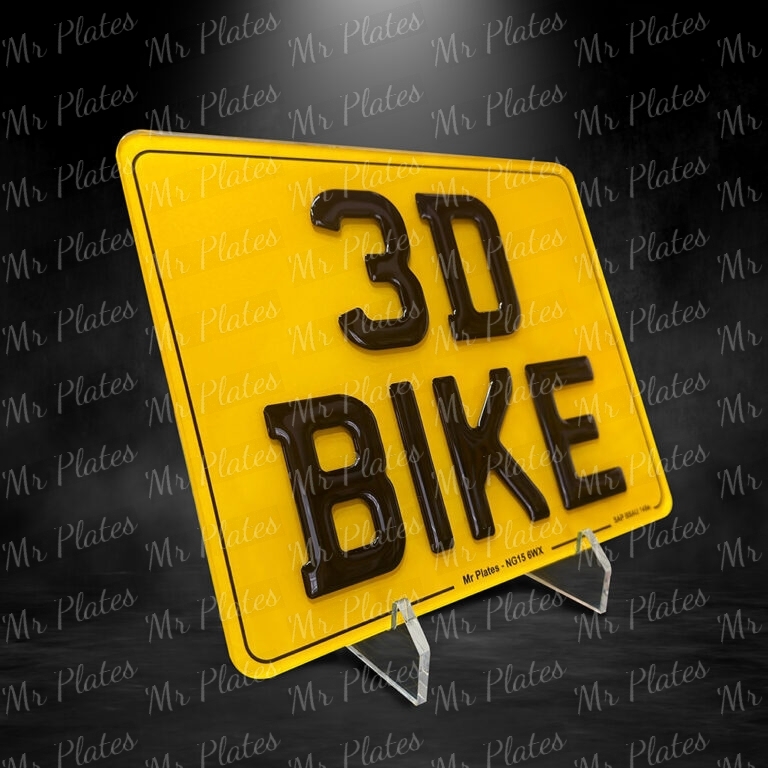3D Gel Number Plates | Road Legal Number Plates