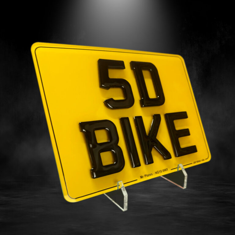 5D Number Plates | 5D Gel Number Plates