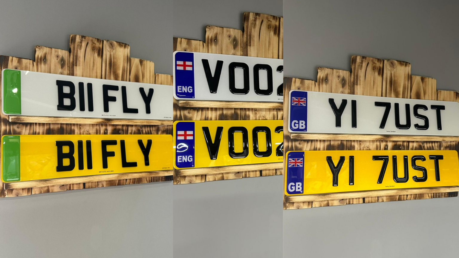 4D - 3mm Plates - Standard Size - Mr Plates - Nottingham