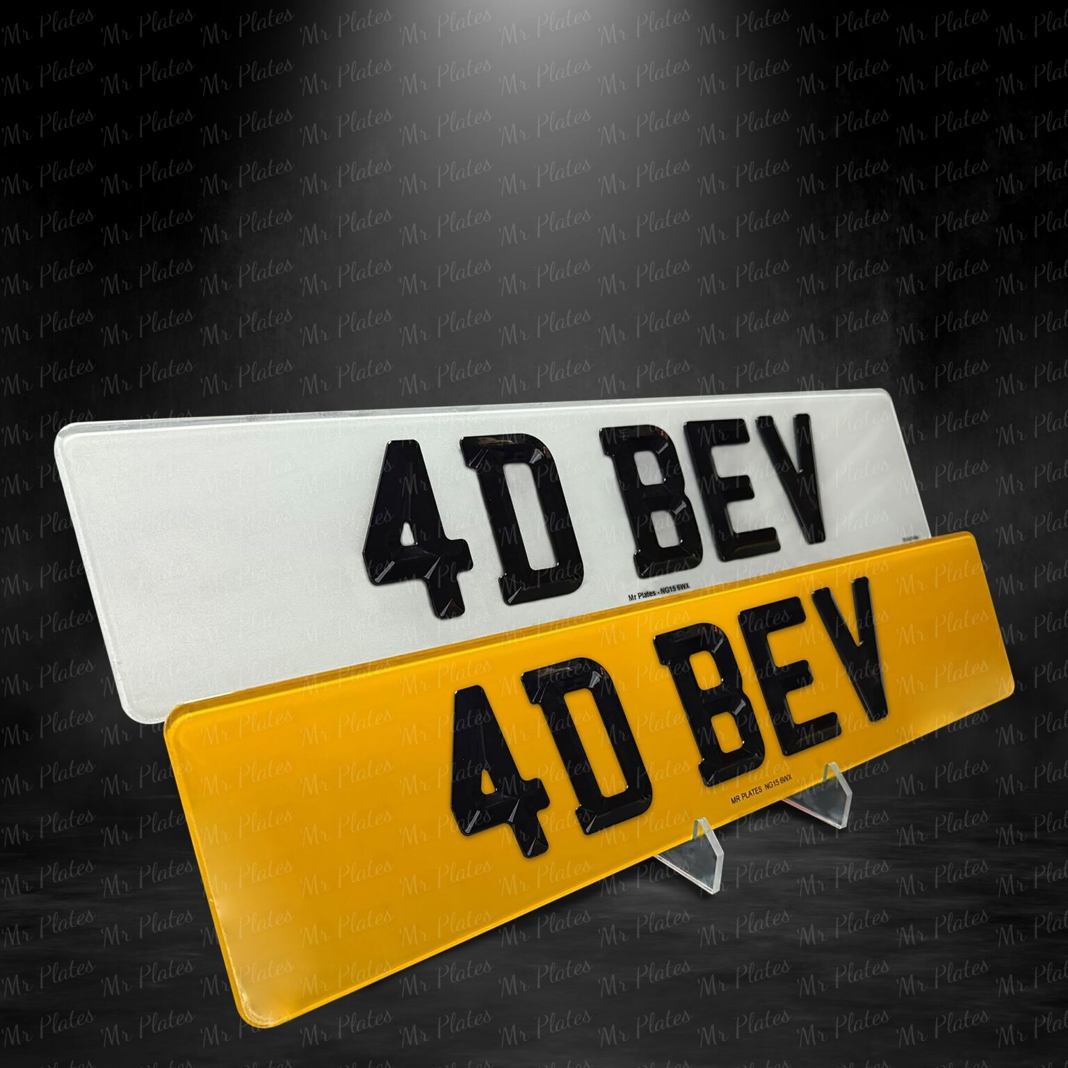 4D 3mm Number Plates | 4D 5mm Number Plates